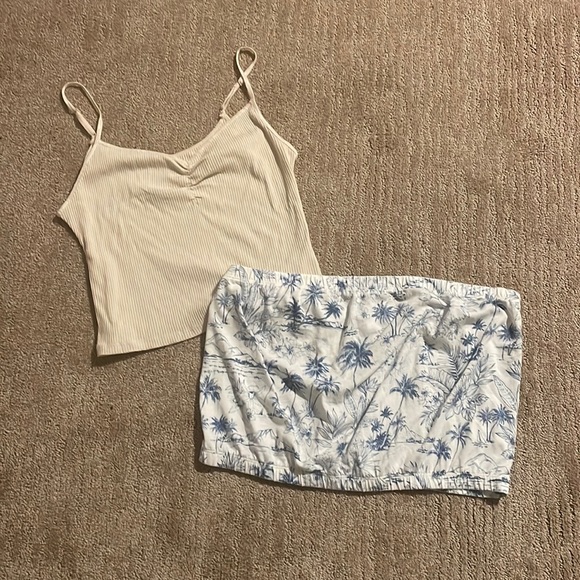 American Eagle Outfitters | Tops | Womens American Eagle Tank And Tube Top Set | Poshmark